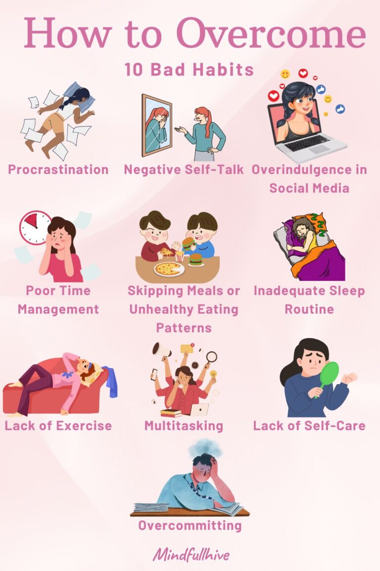 10 Bad Habits: My Journey to Overcome Negative Patterns