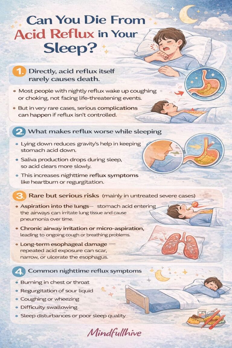 Can You Die from Acid Reflux in Your Sleep? Facts & Prevention