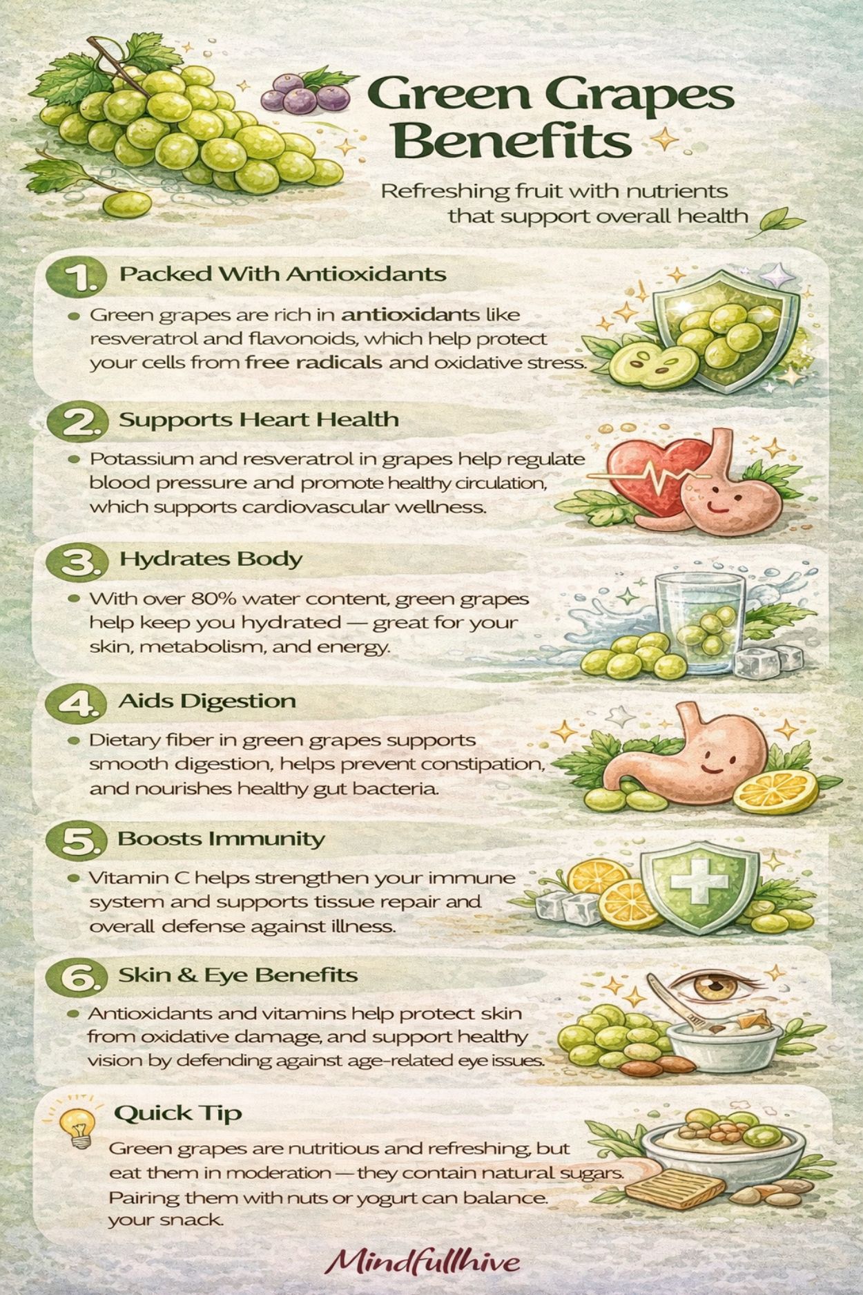10 Green Grapes Benefits You Never Knew (Backed by Science)